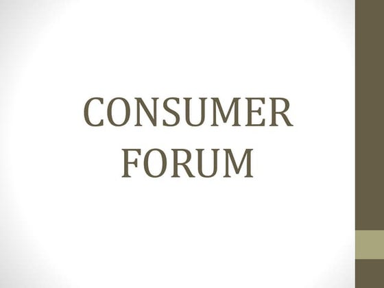 Consumer Awareness & its importances - RETAIL | PPT