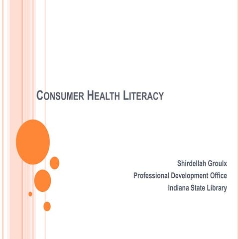 Consumer Health Information | PPT