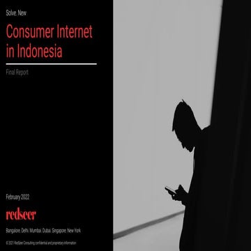 Consumer Internet in Indonesia | PPT