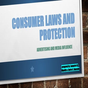 Consumer laws and protection - FLCS.pptx