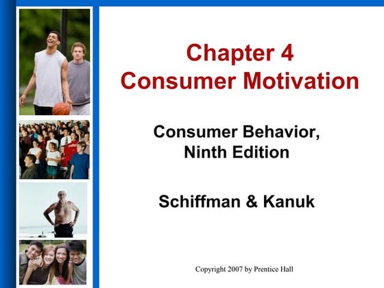 Consumer Behaviour Chapter 4 Consumer Motivation | PPT