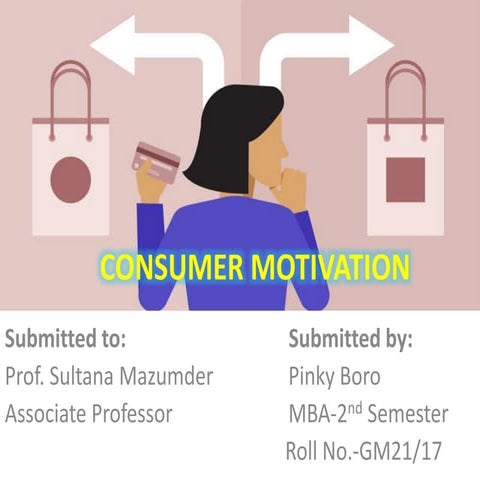 Consumer motivation | PPT