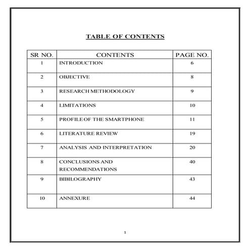 Consumer perception towards smartphones. | PDF
