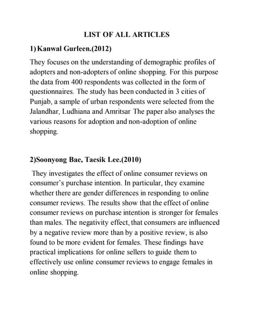 The impact of e-commerce on traditional shopping | PPT
