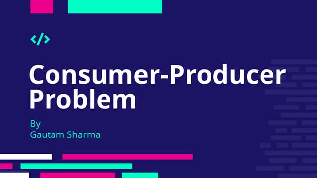 Consumer Producer Problem In Java Using Queue And Get Put Methods Ppt 3454