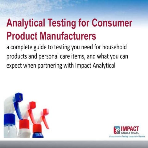 Consumer Product Testing Services | PPTX