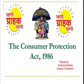 Consumer protection | PPTX
