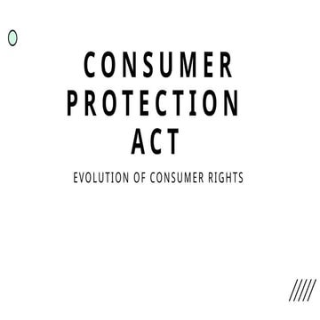Consumer protection act presentation .pptx