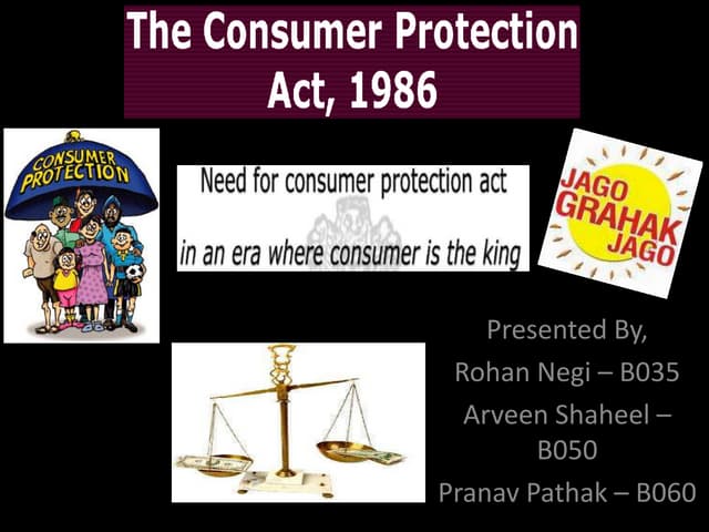 Consumer rights | PPTX