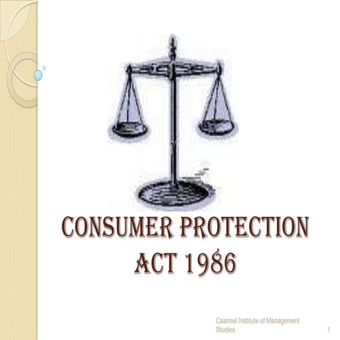 Consumer Protection Act