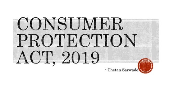 Consumer protection act, 2019 | PPT