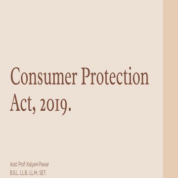 The Consumer Protection Act of Nepal, 2075 | PDF