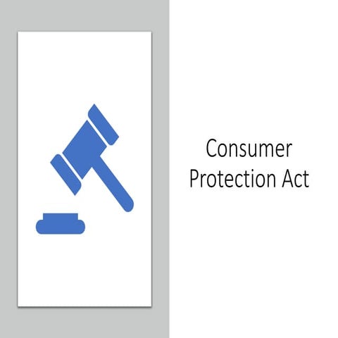 Consumer awareness pamphlet