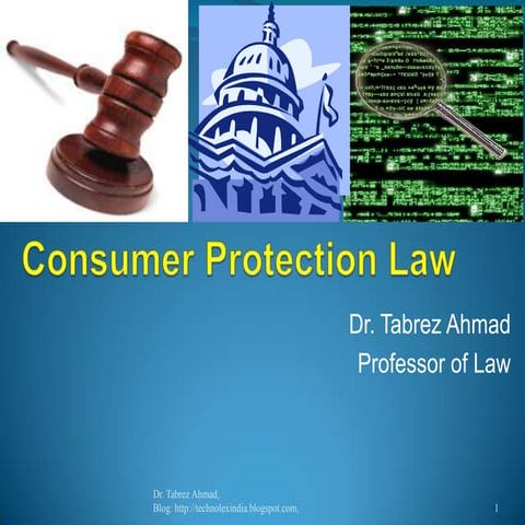 Consumer protection law | PPTX
