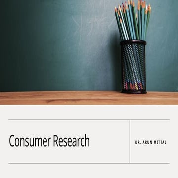 Consumer Research: Meaning and Importance | PPT
