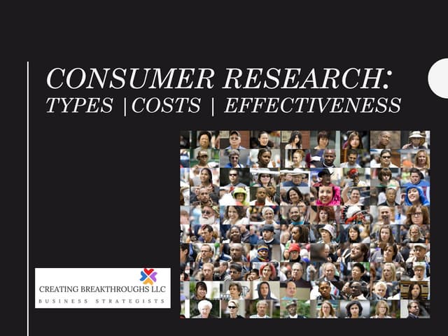 Consumer research process | PPTX | Business | Business and Finance
