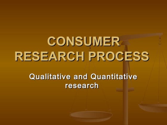Quantitative and qualitative research | PPT