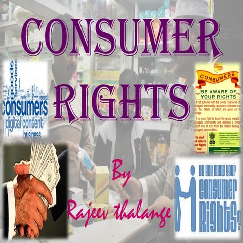 Consumer rights economics cbse class 10 | PPTX