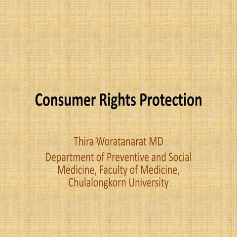 Consumer rights protection nov2013 | PPT