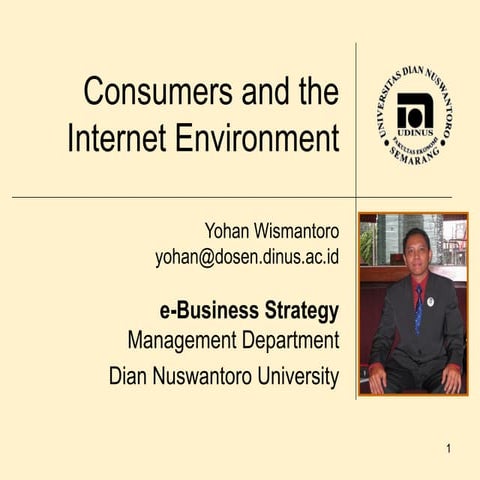 Consumers And The Internet Environment 3 | PPT