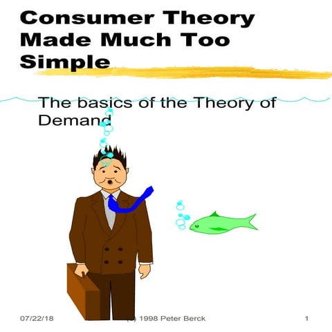 Consumer theory made easy | PDF