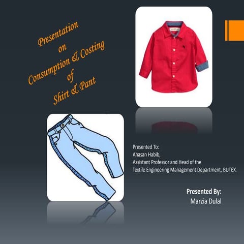 Consumption and costing | PPTX