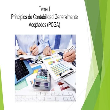 Contabilida 1 Principios de Contabilidad Generalmente Aceptados (PCGA ...