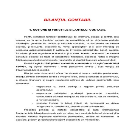 Contabilitate | DOCX