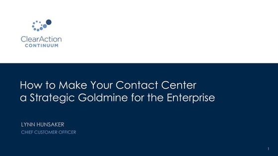 Customer Summits as a First Step for CABs | PPT