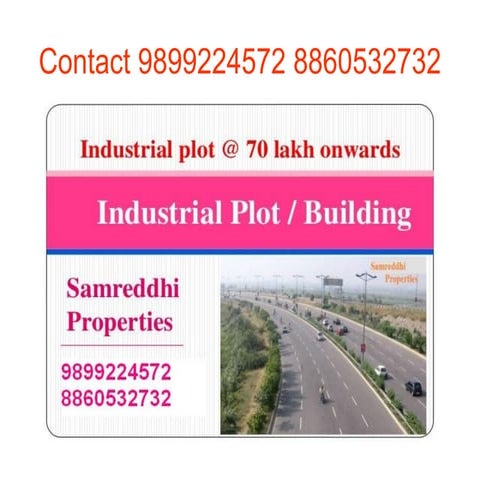 Industrial Plot in Noida for Sale | PDF