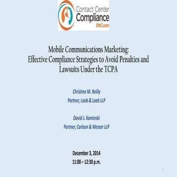 Neustar guide to_tcpa_risk_mitigation | PDF