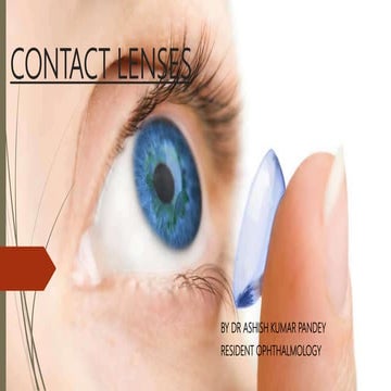 Contact lens | PPTX