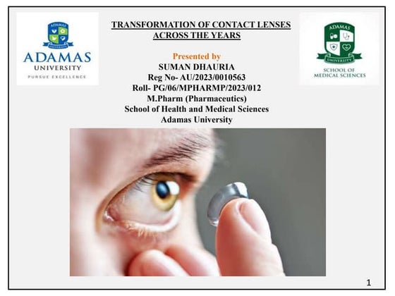 FDA classification of soft contact lens | PPT