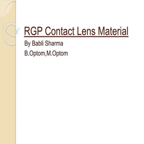 Contact Lens Materialpptx