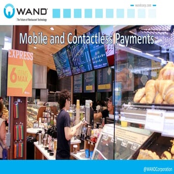 WAND Mobile and Contactless Payments Webinar Slides | PPT