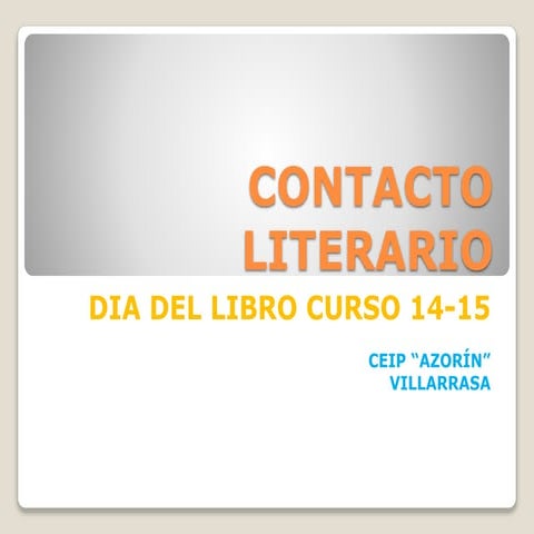 Mi libro favorito. INFANTIL | PPTX
