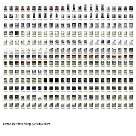 Contact sheet college shoot | DOCX