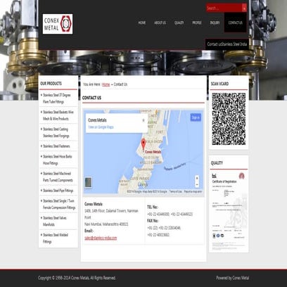 Contact us | Conex Metal | PPT
