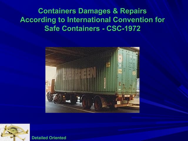 Container survey format flat rack | PDF