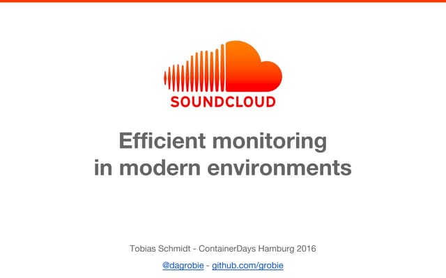 Efficient Monitoring And Alerting Pdf Computer Networking Computing