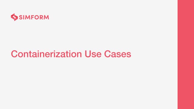 Containerization Use Cases Pdf