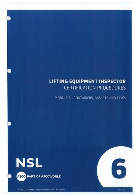 LEEA OFFSHORE CONTAINERS | PDF