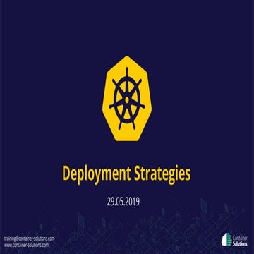 Advanced Deployment Strategies With Kubernetes And Istio Ppt 