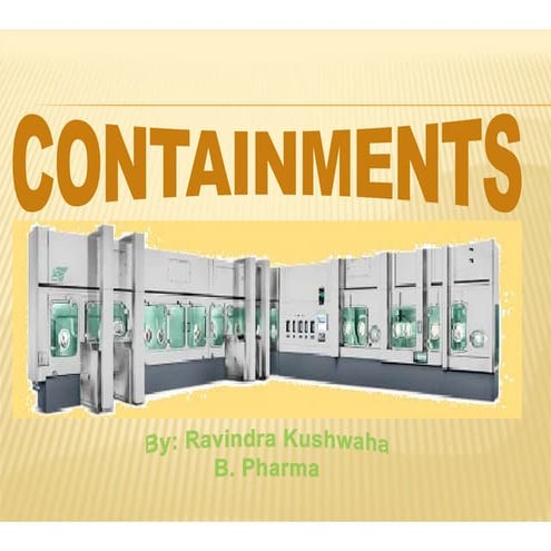 Containments - (Isolator & RABS) | PDF