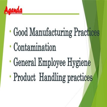 Contamination control in a manufacturing setup.pptx