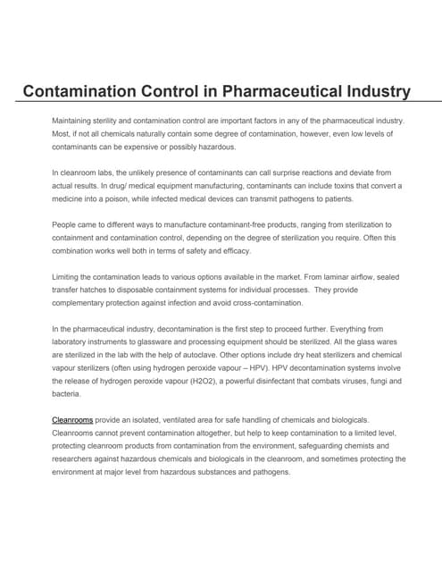 Cross-Contamination | PPT | Cooking | Food & Drink