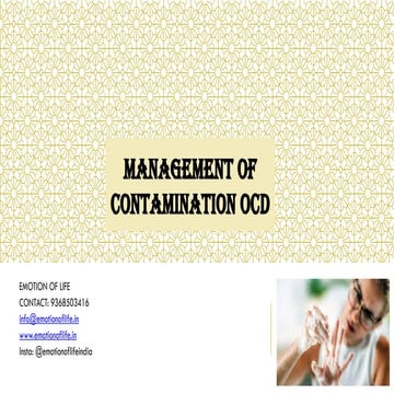 CONTAMINATION OCD Management without Medicine with CBT and ERP.pptx