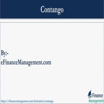 Contango | PPT