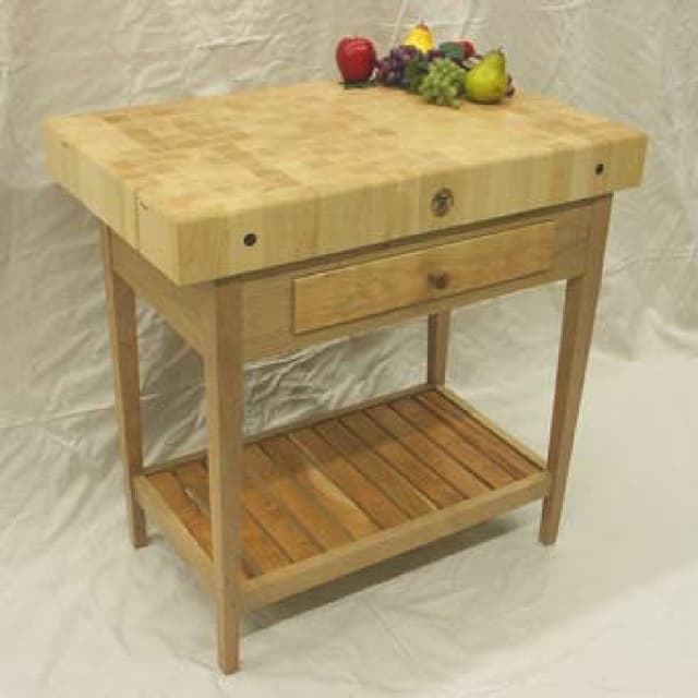 Shaker Style butcher block table | PDF