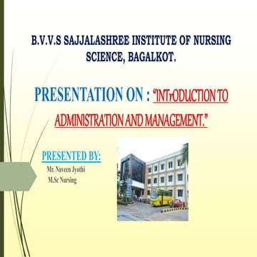 Introduction of Management | PPT